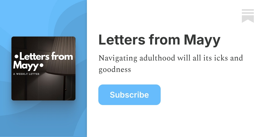 Letters from Mayy | Adaora🤎 | Substack