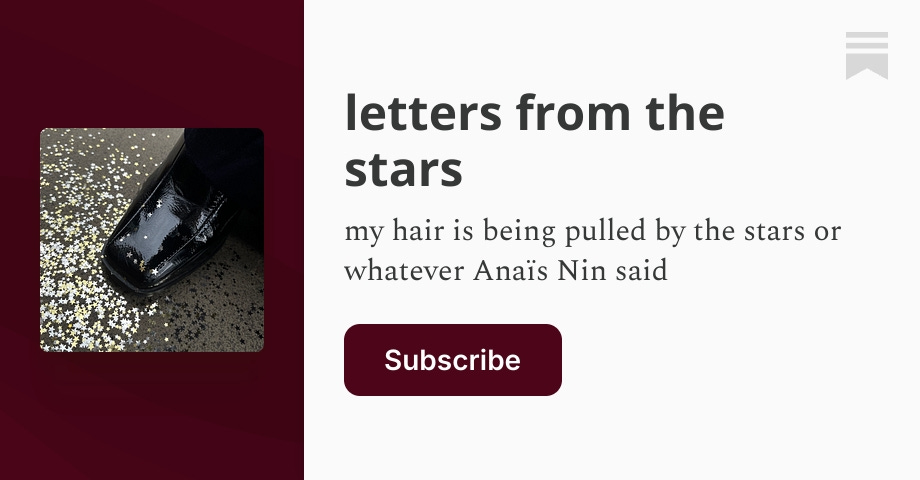 letters from the stars | Silvia 🤍 | Substack