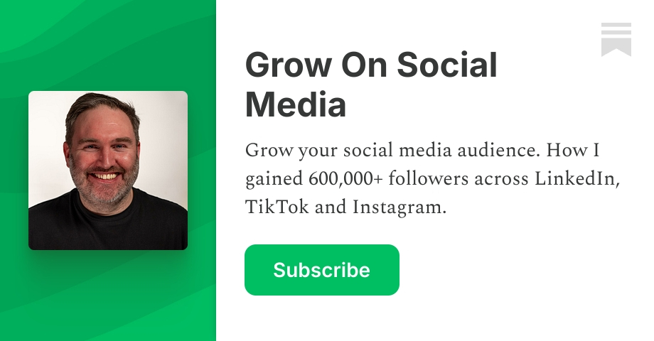 Grow On Social Media | Lee Harding | Substack