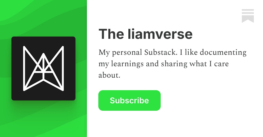 The liamverse | Liam Fernandez | Substack