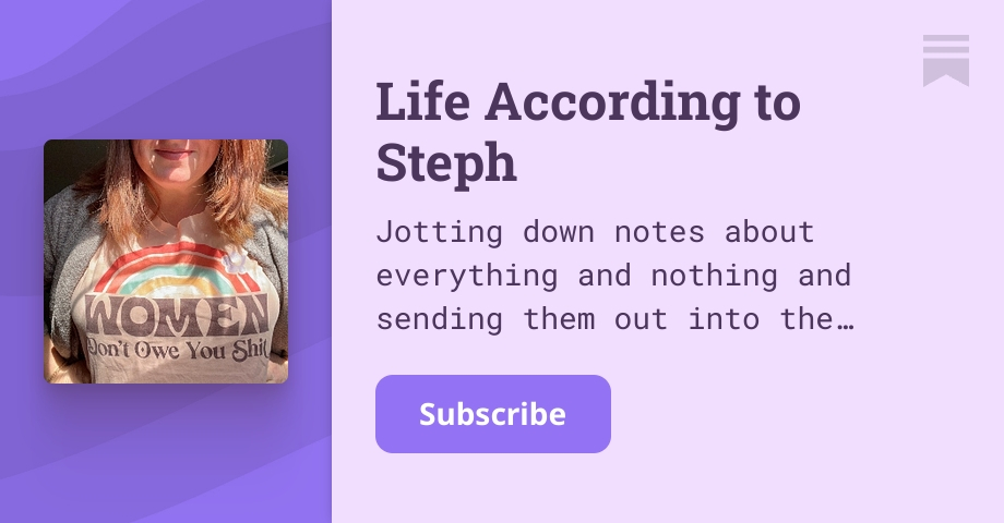 At Home With Myself - Life According to Steph