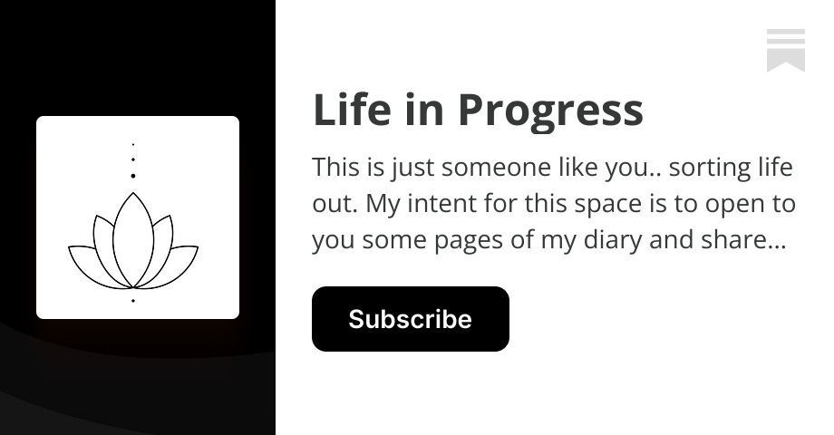Life in Progress | Substack