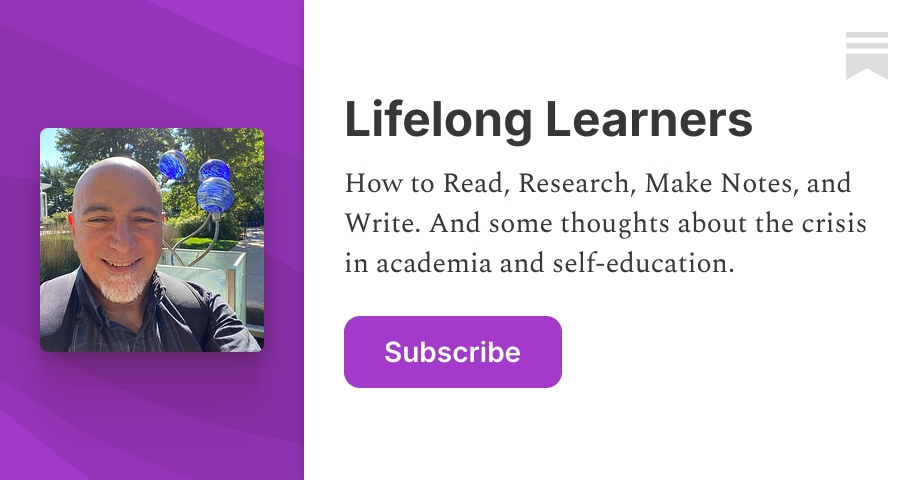 Lifelong Learners Podcast | Substack
