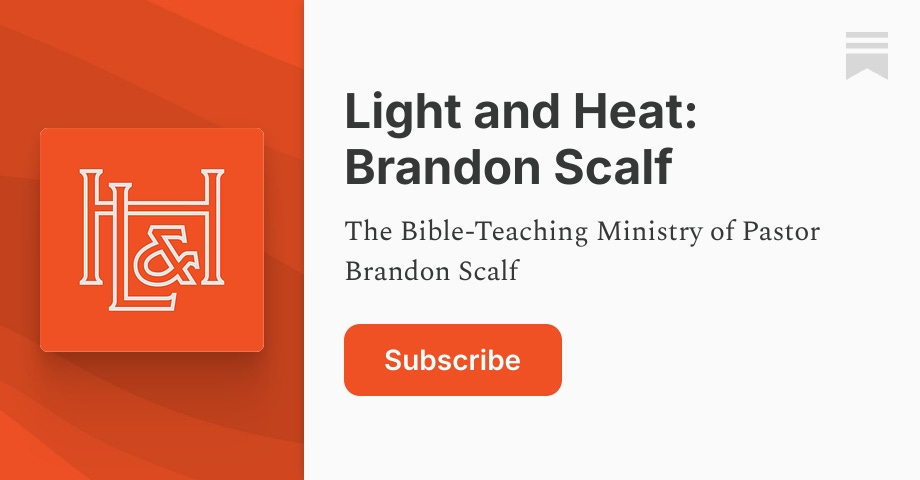 Light and Heat: Brandon Scalf | Substack