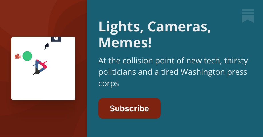 Lights, Cameras, Memes! | Matt Laslo | Substack