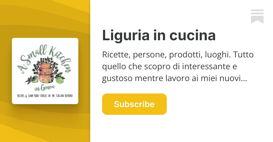 Liguria in cucina | Enrica Monzani | Substack