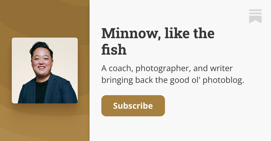 About - Minnow, like the fish