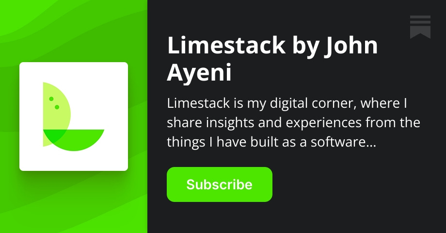 Limestack by John Ayeni | Substack