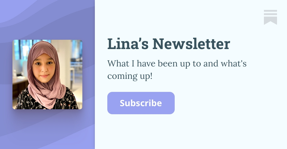 Lina’s Newsletter | Lina Nada Maach | Substack
