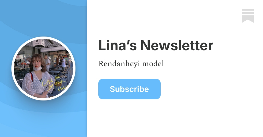 Lina’s Newsletter | Lina Zhu | Substack