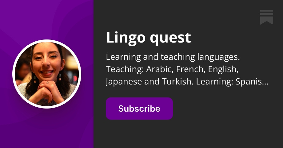 Lingo quest | Houda Dahmane | Substack