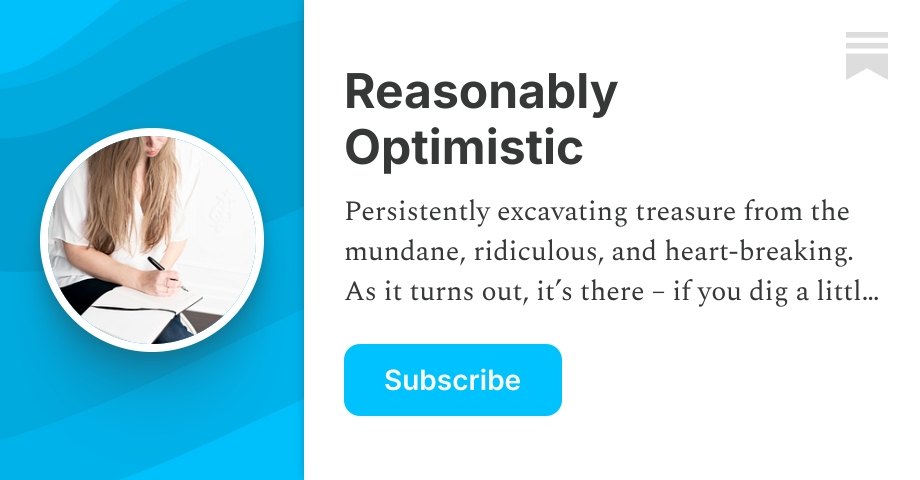 Reasonably Optimistic | Lisa Meffe | Substack