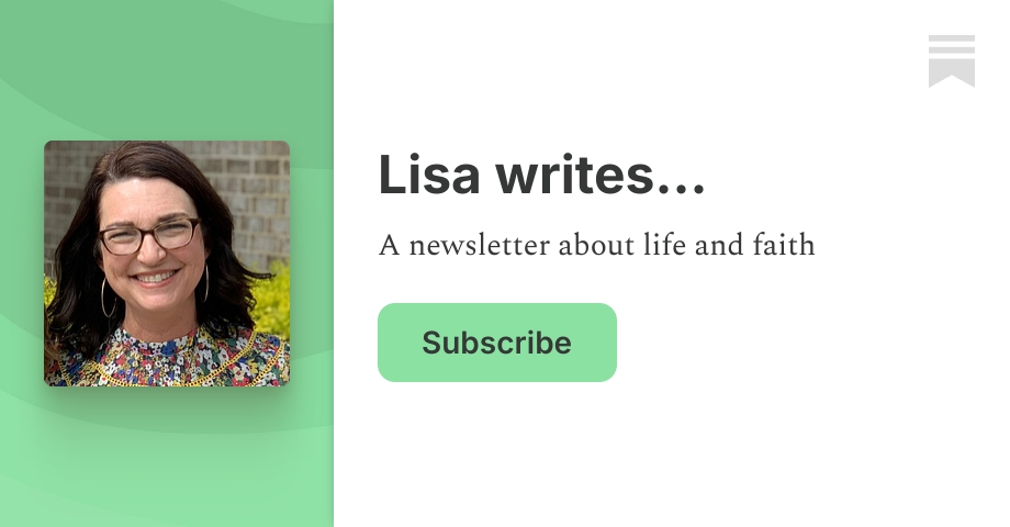 What is good - by Lisa Spence - Lisa writes...