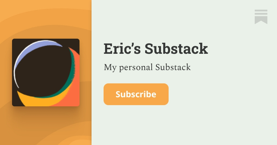 Eric’s Substack | Eric Liu | Substack