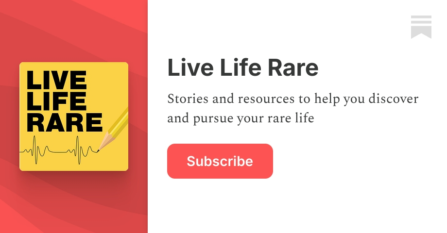 Why I Believe in Living a Rare Life - by Stephen V. Smith
