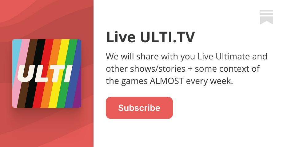 Live ULTI.TV | Milan | Substack