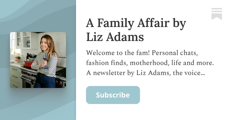 A Family Affair by Liz Adams | Substack