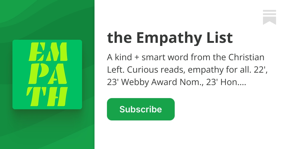 the Empathy List | Liz Charlotte Grant | Substack