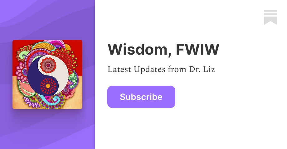 The Filter of You - by Liz L'Eclair - Wisdom, FWIW