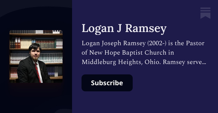 Logan J Ramsey | Logan Joseph Ramsey | Substack