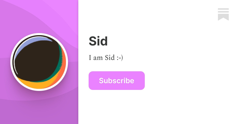 Sid | Substack