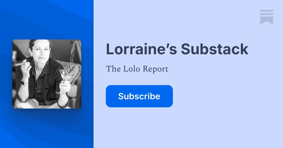 Lorraine’s Substack | Lorraine Evanoff | Substack