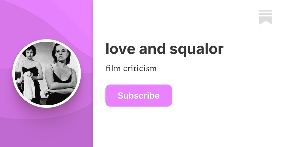 love and squalor | j. berger | Substack