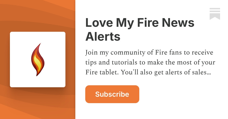Love My Fire News Alerts | Christine | Substack
