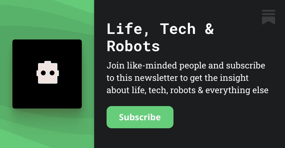 Life, Tech & Robots | Jan-Luca | Substack