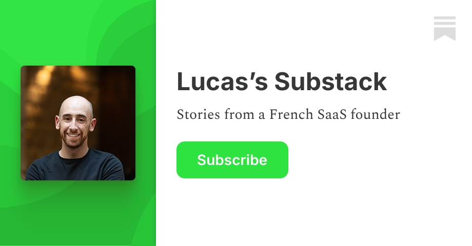 Lucas’s Substack | Lucas Bédout | Substack