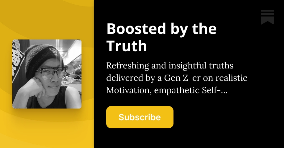 Boosted by the Truth | Lucas Hawthorne | Substack