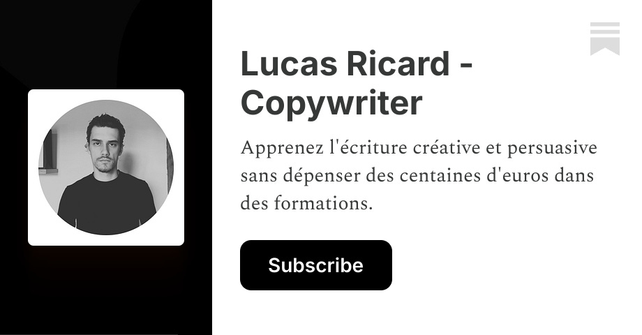 Lucas Ricard - Copywriter | Substack