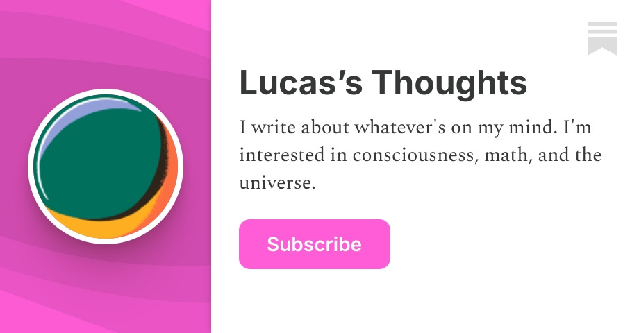 Lucas’s Thoughts | Substack