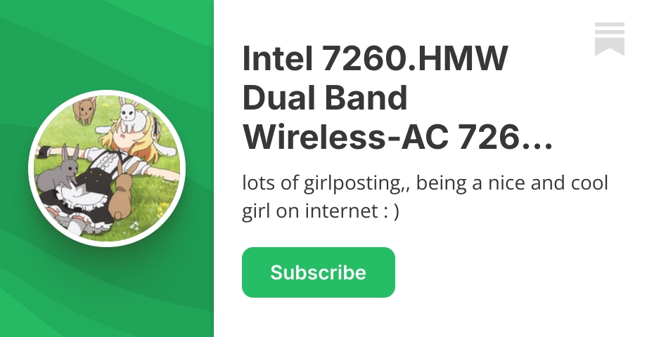 Intel 7260.HMW Dual Band Wireless-AC 7260 Network Adapter ...