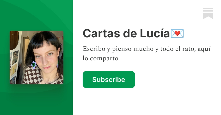 Cartas de Lucía💌 | Lucía Melz | Substack