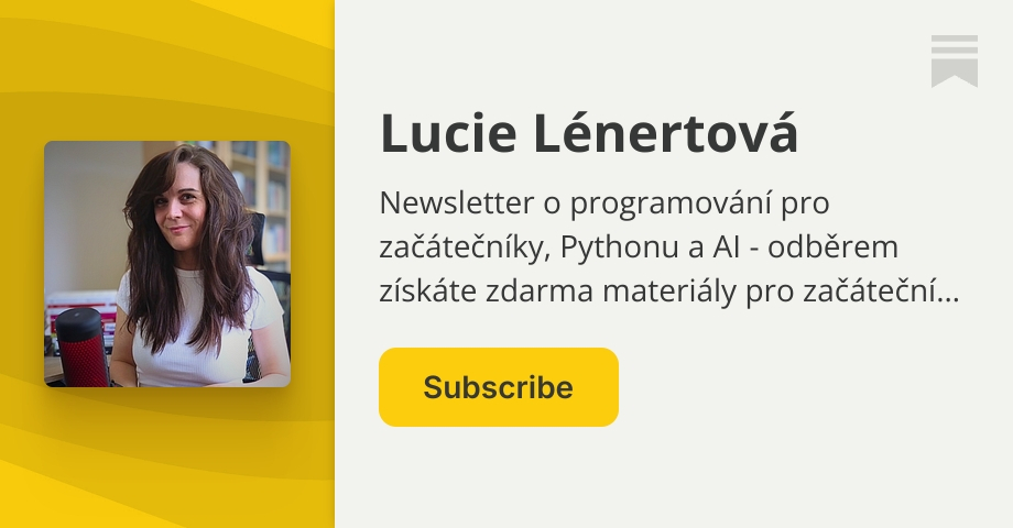 Lucie Lénertová | Lucie Lenertova | Substack