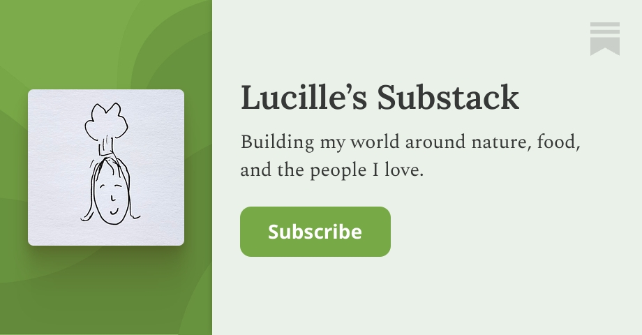 Lucille’s Substack | Kiss Me in the Kitchen | Substack