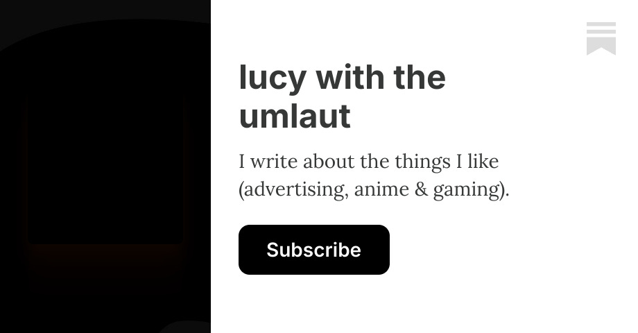 lucy with the umlaut | lücy aa | Substack