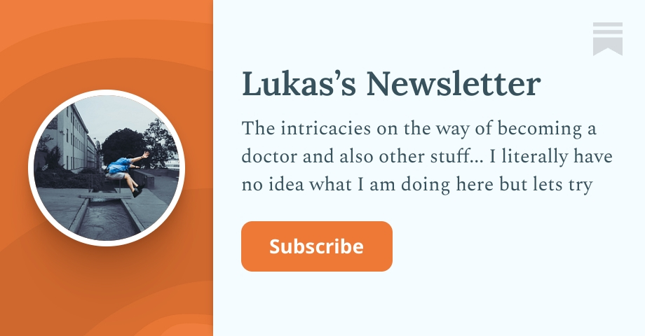 Lukas’s Newsletter | Lukas Kunovsky | Substack