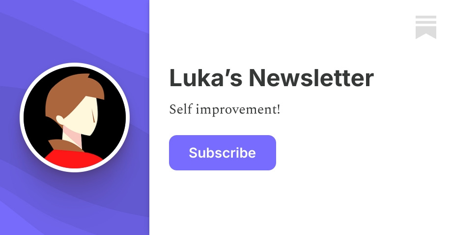 Luka’s Newsletter | Luka Softić | Substack