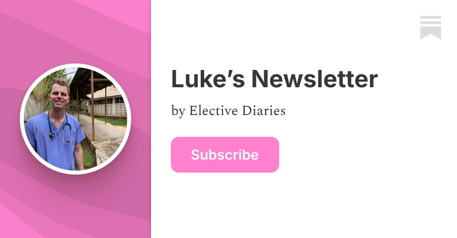 Luke’s Newsletter | Elective Diaries | Substack