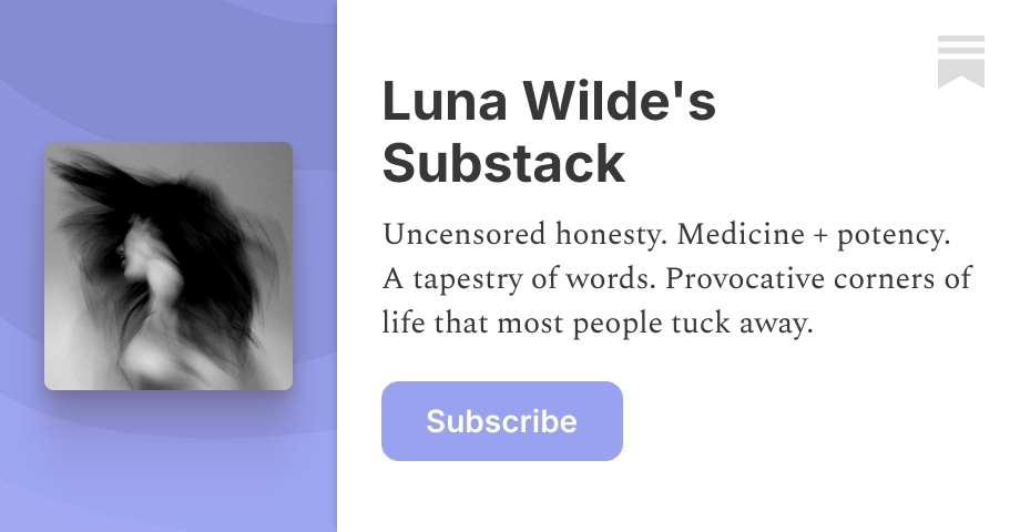 Luna Wilde's Substack | Substack