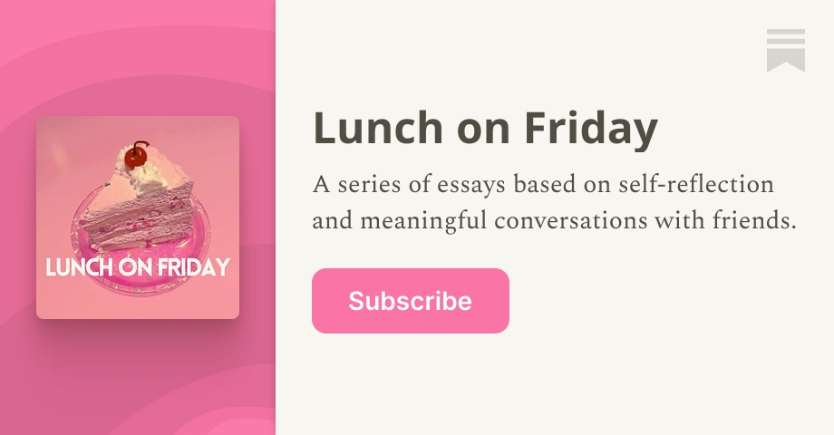 Lunch on Friday | Angelina Hazzouri | Substack