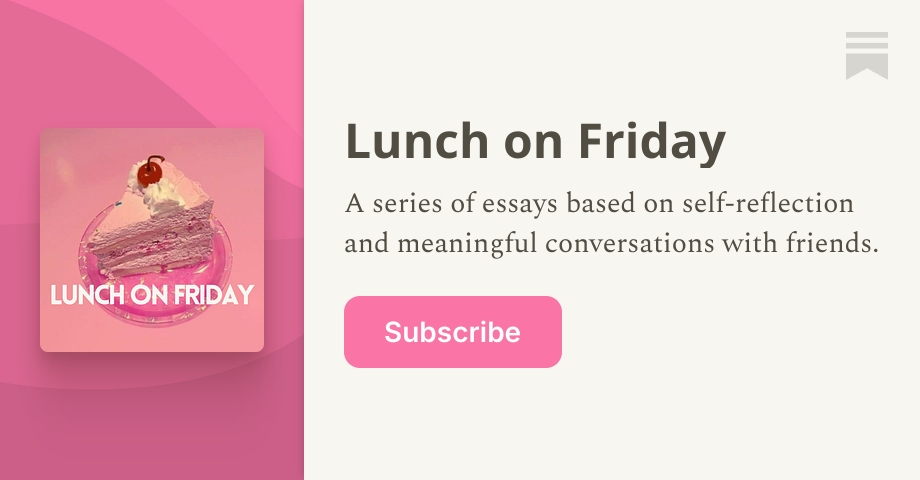 Lunch on Friday | Angelina Hazzouri | Substack