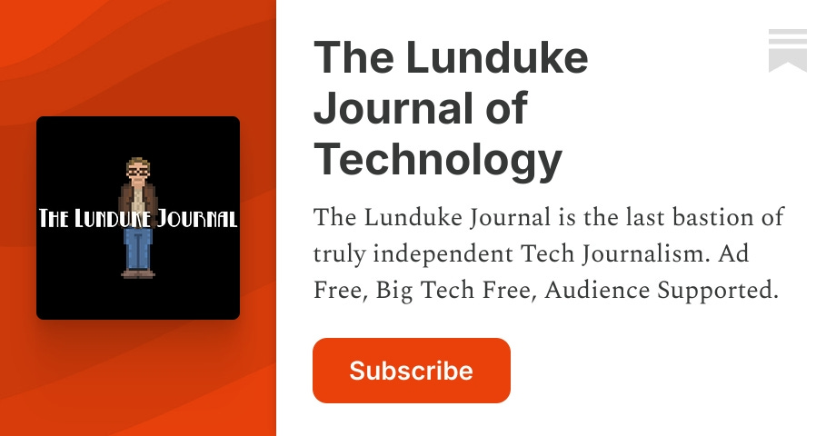 The Lunduke Journal of Technology | Bryan Lunduke | Substack