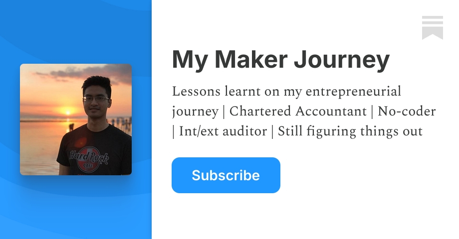 My Maker Journey | Luqman Z.A. | Substack