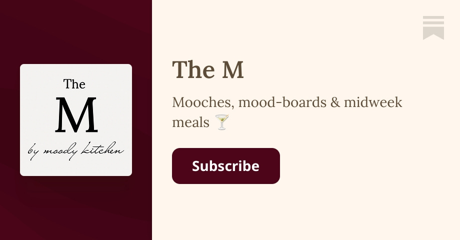 The M | Lydia Hayman | Substack