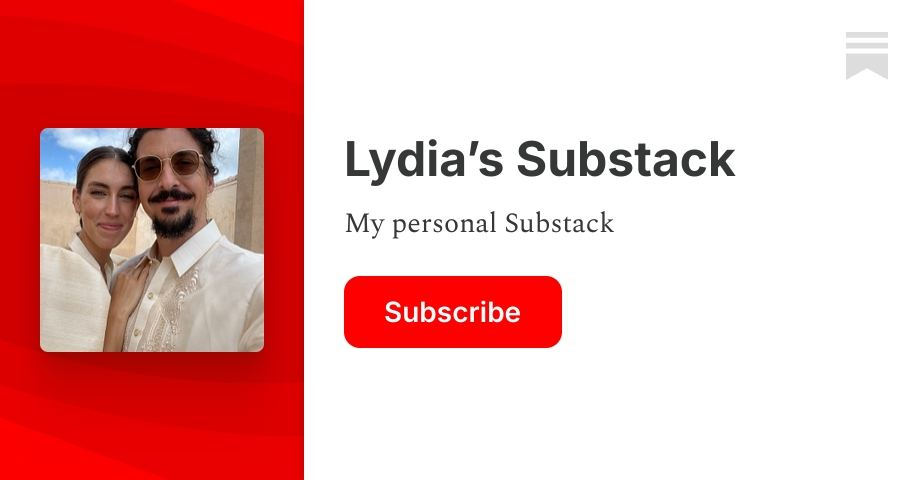 Lydia’s Substack | Lydia Gingerich | Substack
