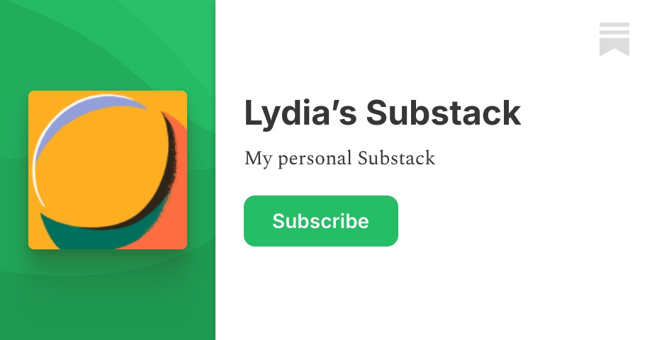 Lydia’s Substack | Lydia Griffith | Substack