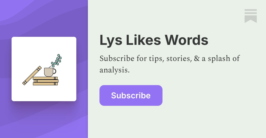 Lys Likes Words | Substack